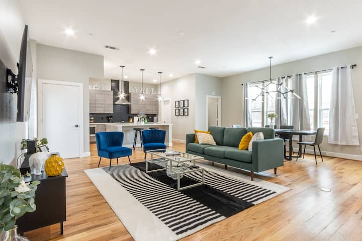 Trendy 3bd W/rooftop Firepit & Grill Bishop Arts - Highland Hills - Dallas