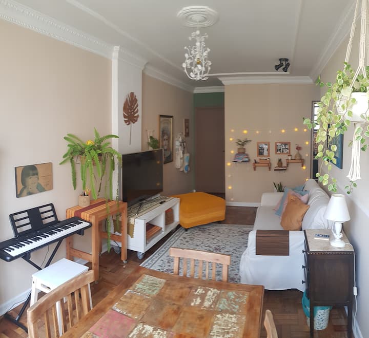 Apartamento Aconchegante Na Bela Cintra - São Paulo