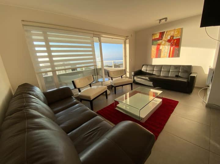 Depto Vista Al Mar En Costa De Montemar Concon - Concón