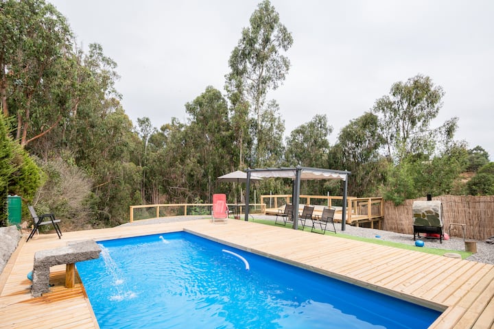 Spacious, Cozy Home With Stunning Night Views - Algarrobo