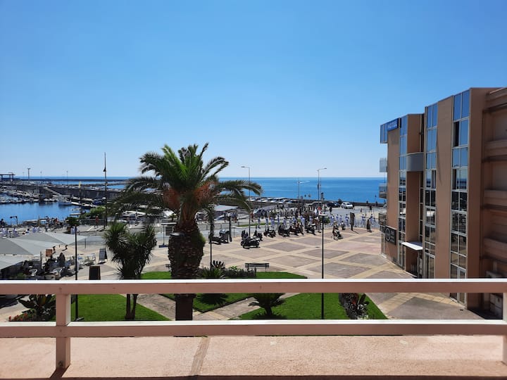 Le Brise Lame T3+garage+terrasse Vue Mer+piscine - Sète