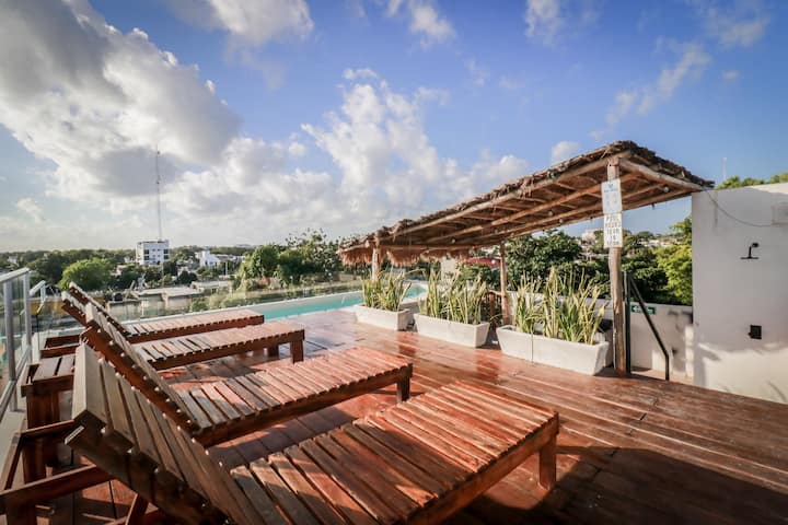 Emilia #3 In The Heart Of Downtown With Pool - Tulum