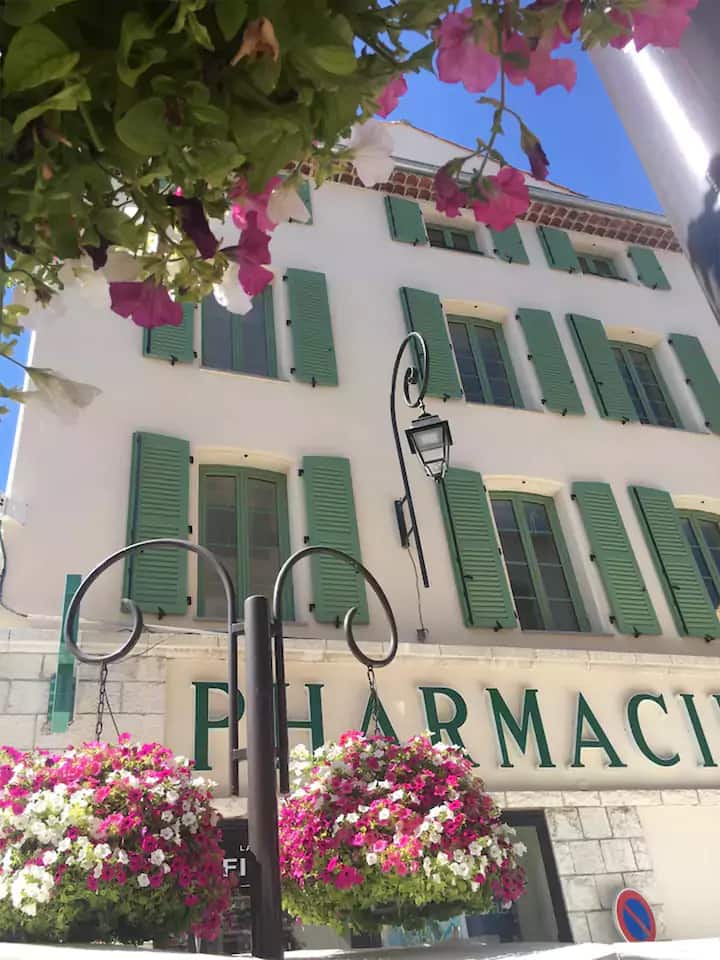 Bright Flat With Ac Above The Provençal Market - Marineland - Antibes