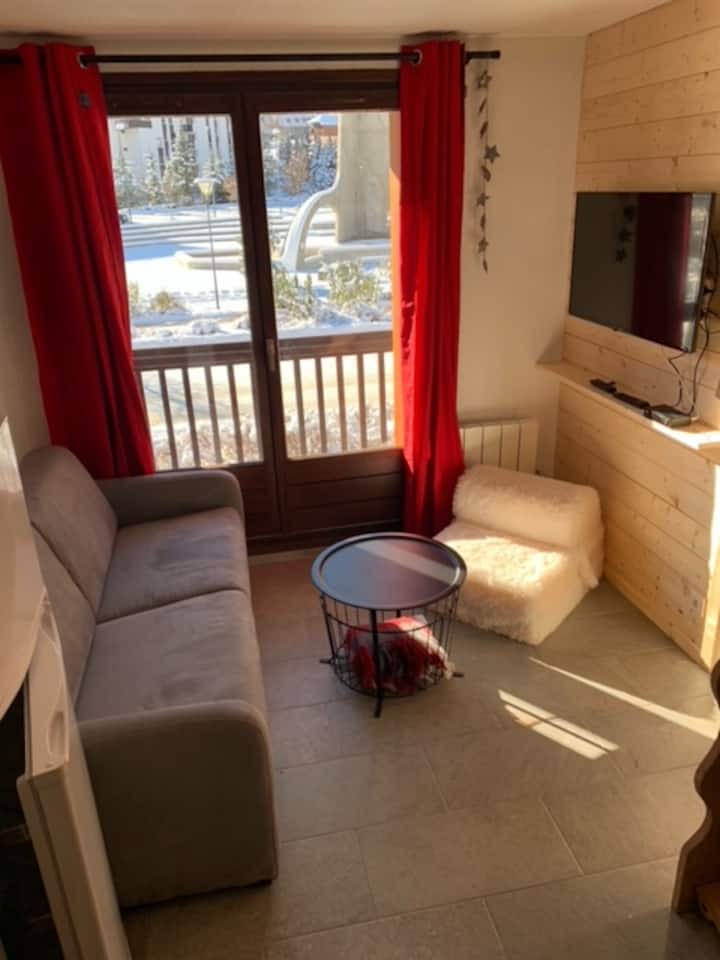 Appart Le Loup - Pied De Piste 4 Pers - Serre Chevalier