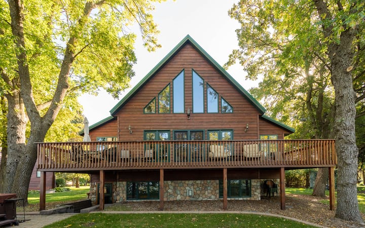5br A-frame Cabin- Lake Ida - Lake Carlos State Park, Carlos
