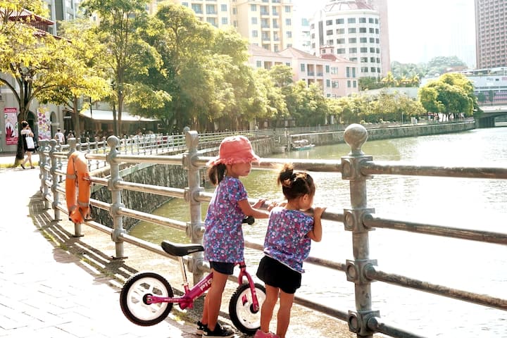 Superior 2-br In Clarke Quay, 3 Mins Stroll To Mrt - Singapur