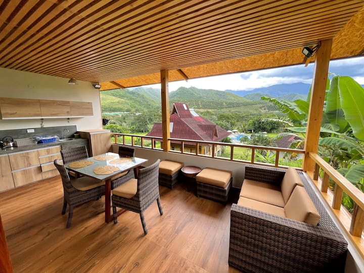 Precioso Departamento Familiar En El Campo - San Ramón