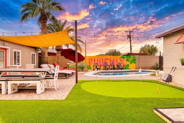 4 Br+2 Br Poolhouse | Heated Pool | Hot Tub | Golf - Phoenix, AZ