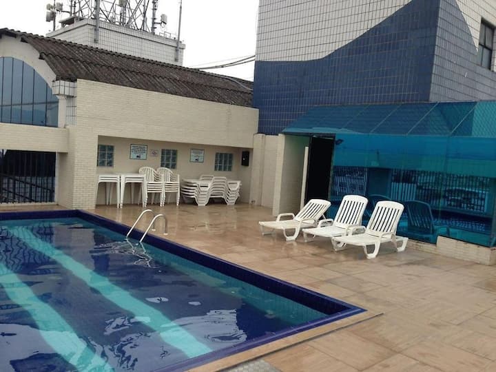 Flat Em São Vicente Para Até 4 Pessoas - Santos