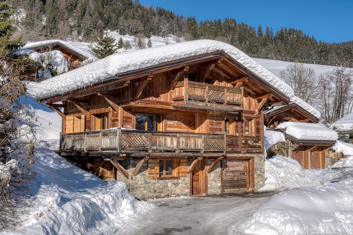 Loue Chalet à Megève - Vue Mont Blanc - Crest-Voland
