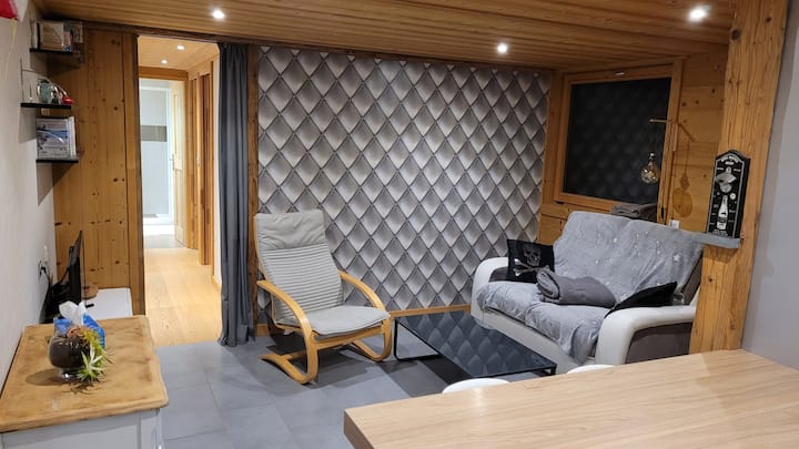 Appartement Chaleureux Avec Vue Sur Le Mont Blanc - Cordon