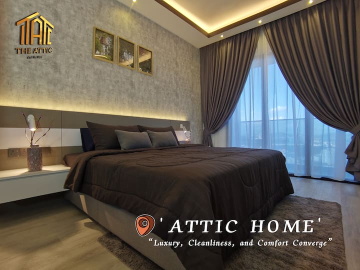 ✦Attic✦ Premium Couple's Studio [Netflix]@mlk Town - Malacca