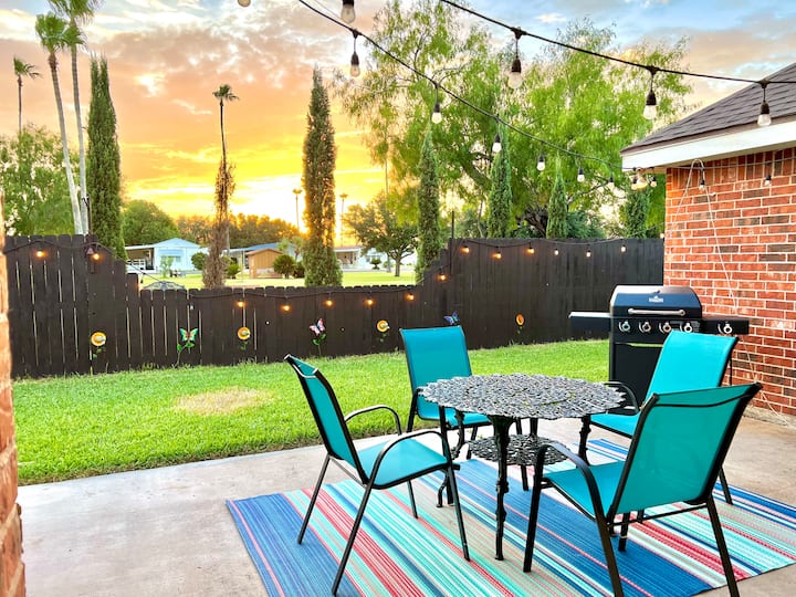 La Casita, Cozy 3 Bedrooms, 2.5 Bath With Bbq Pit - McAllen