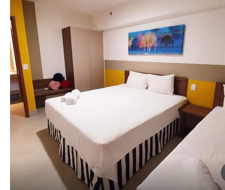 Apartamento No Enjoy Resort Ao Lado  Do Parque - Olímpia