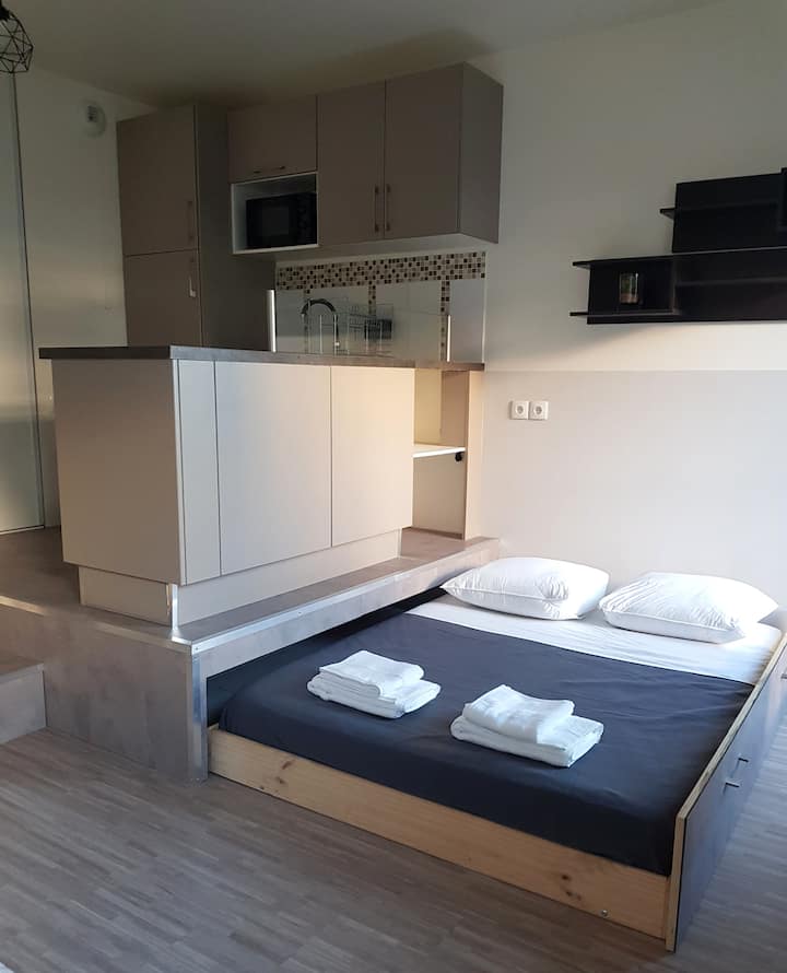 Studio Moderne à 3 Mn De La Gare Et Des Commerces. - Auvers-sur-Oise