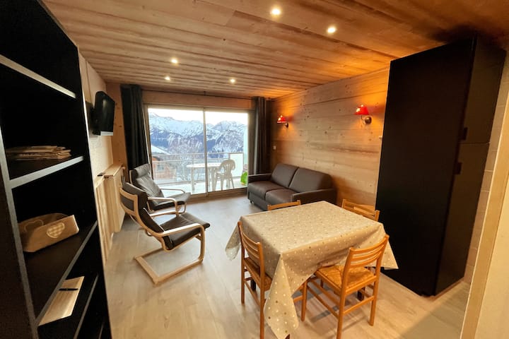 Appt 6 Pers Plein Sud Style Montagne Refait à Neuf - L'Alpe d'Huez