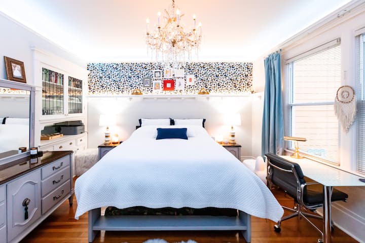 Design Victorian 3br/patio Downtown; Private&quiet - Sausalito