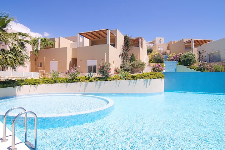 Pp 9/70, With Common Pool & Sea View - Plakias