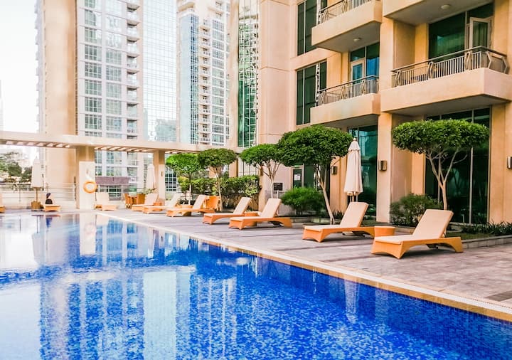 Trendy Studio With Balcony In The Heart Of Dubai - Dubaï