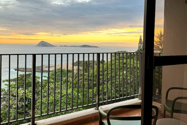 Ms98 Apartamento Com Vista Mar No Arpoador. - Rio de Janeiro