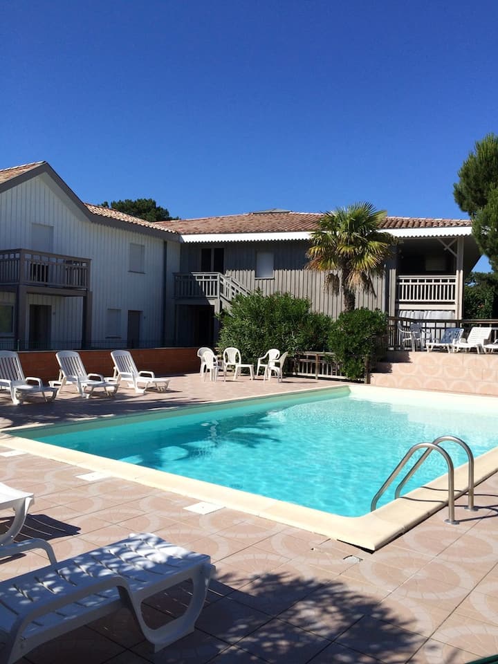 Joli Cottage Au Canon I Piscine I Plage I Meublé3* - Cap Ferret
