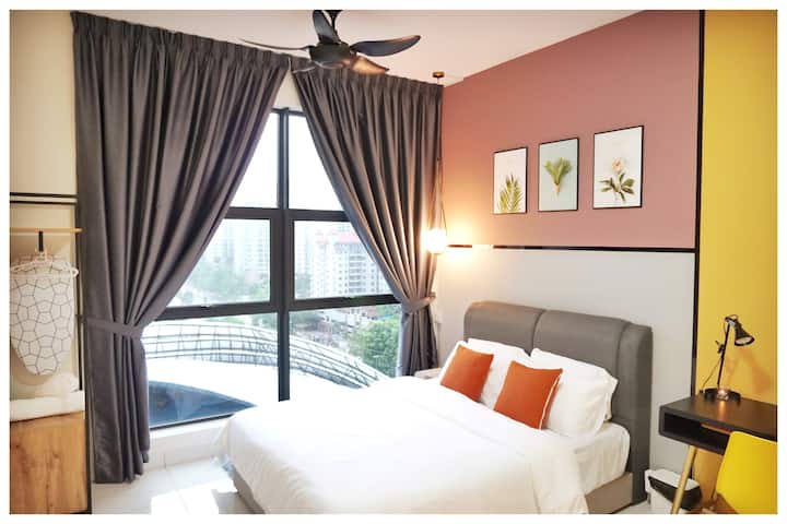【Modern & Cozy】arte Mont Kiara Kl, Wifi, Pool View - Kuala Lumpur