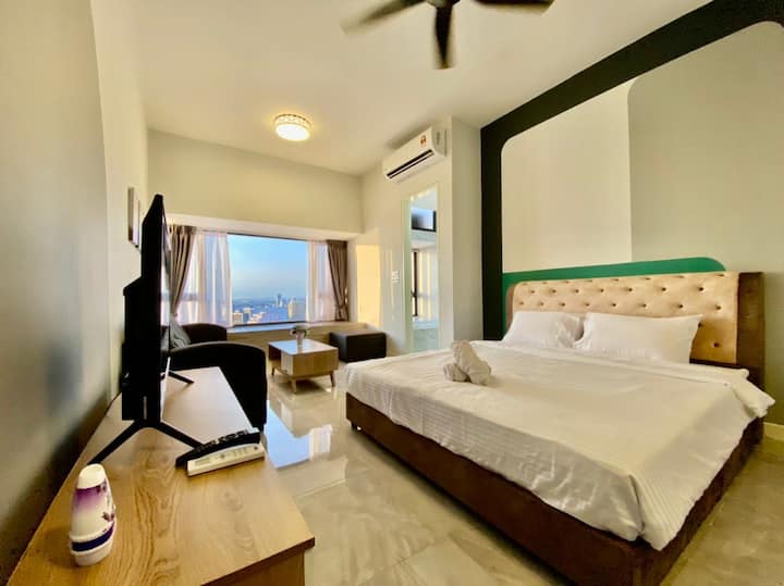 Mjholidaya2436 ✨Comfortsuite✨sunset🌇 Sea+cityview - Malacca
