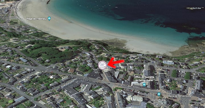 Grand T3  Calme, Centre-ville, 300m Plage, Pmr - Perros-Guirec