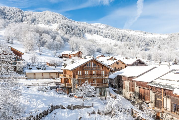 Chalet 4* Jacuzzi Sauna Dans Village 20p - Saint-Martin-de-Belleville