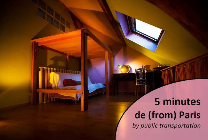 Jo 5mn Stade De France - Appart. - 108m²- 6/8 P. - Aubervilliers