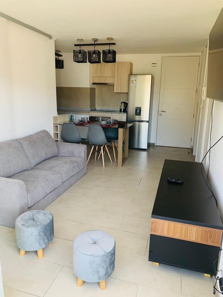 Depto Condominio 4 Esquinas, A Pasos De La Playa - La Serena