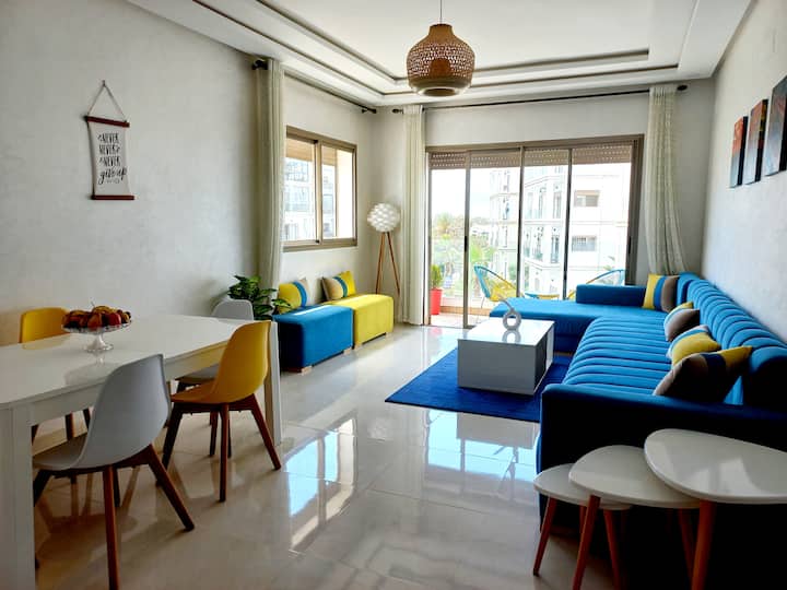 Superbe Et Agreable Appartement Vue Sur Piscine - Marruecos