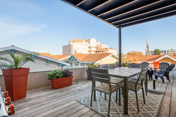 Appart /Maison Calme 2 Grads Terrasses 2 Parkings - Cap Ferret