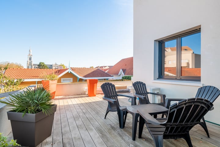 Appart /Maison Calme 2 Grads Terrasses 2 Parkings - Bassin d'Arcachon