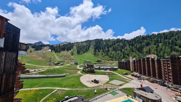 Studio Divisible Au Pied Des Pistes 4/5 Pers. 30m² - La Plagne