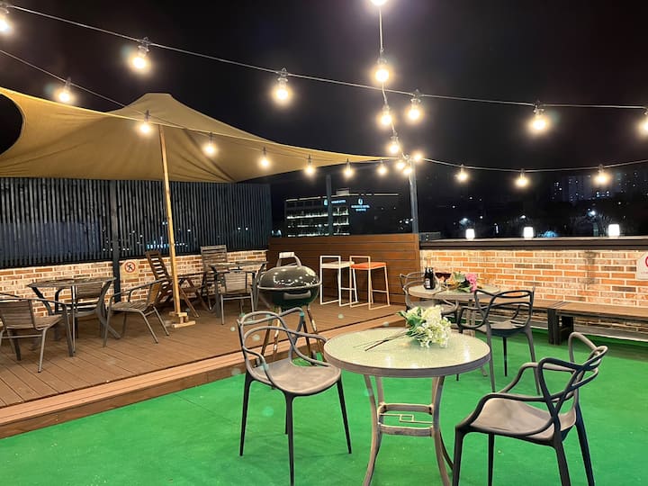 Ing~전주한옥마을 루프탑 Rgb House 205ho - 全州市