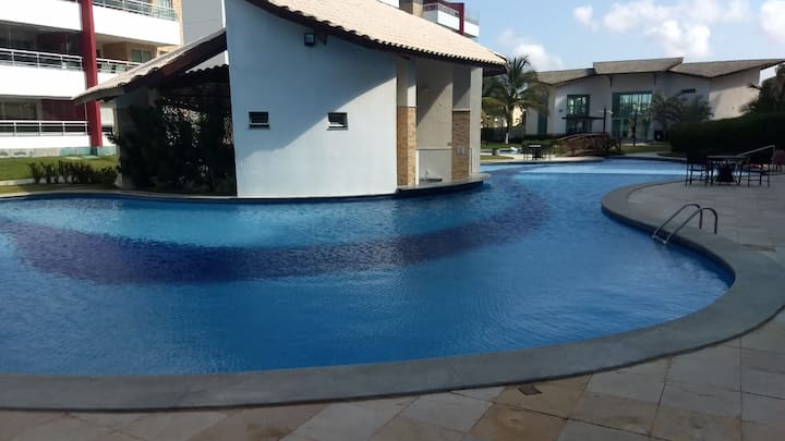 Apartamento Pé Na Areia, Sombra 800 Mts Beach Park - Aquiraz