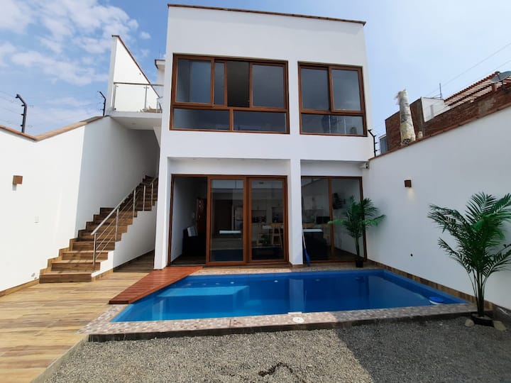 "Refugio De Bujama" Con Piscina A 150m Del Mar - Mala