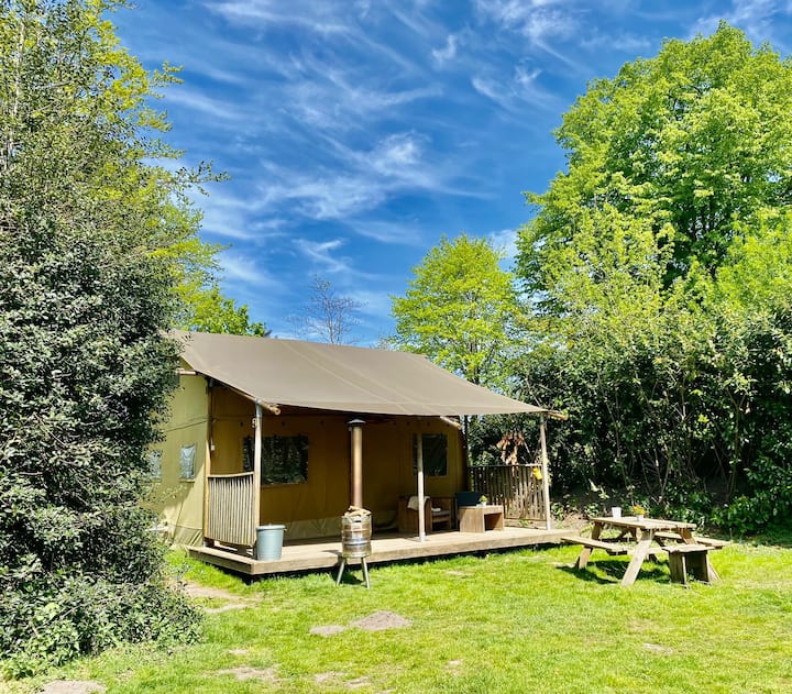 Weiland Safari Lodge Tent Met Pelletkachel - Lunteren
