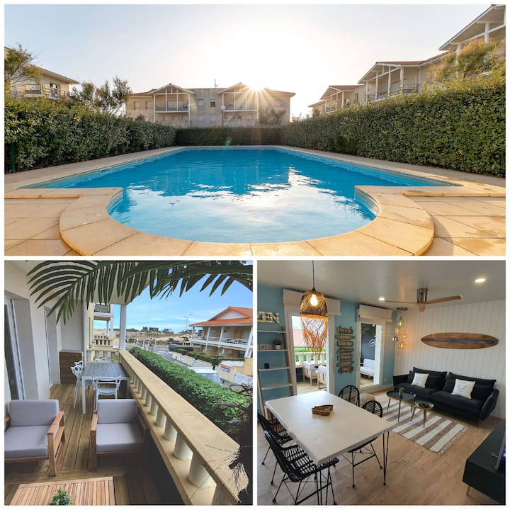 Appartement 4*, En Front D'océan Pour 4 Pers - Biscarrosse