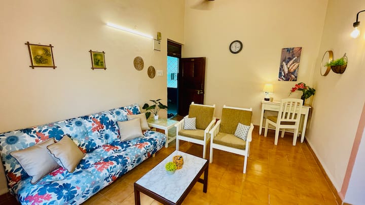 Breezy & Cosy 1bhk In Resort Nr. Calangute Beach - Goa