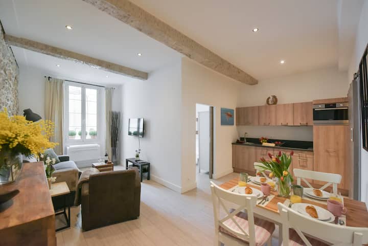 New - Center Old Antibes Flat For 4, Wifi - Antibes