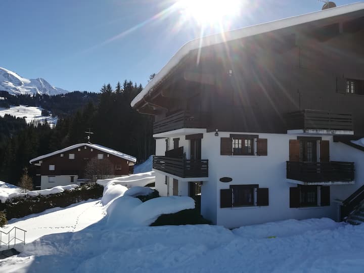 Très Bel Appartement Face Au Mont Blanc - Saint-Gervais-les-Bains