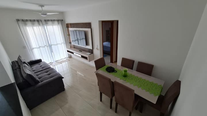 Apartamento Com 2 Dorm E 2 Suítes E 1 Vaga E Wi-fi - Praia Grande