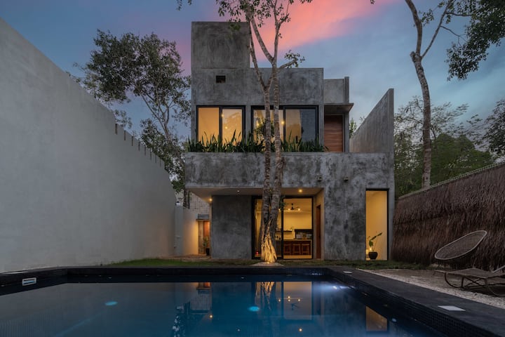 Jungle Villa With Pool - Riviera Maya