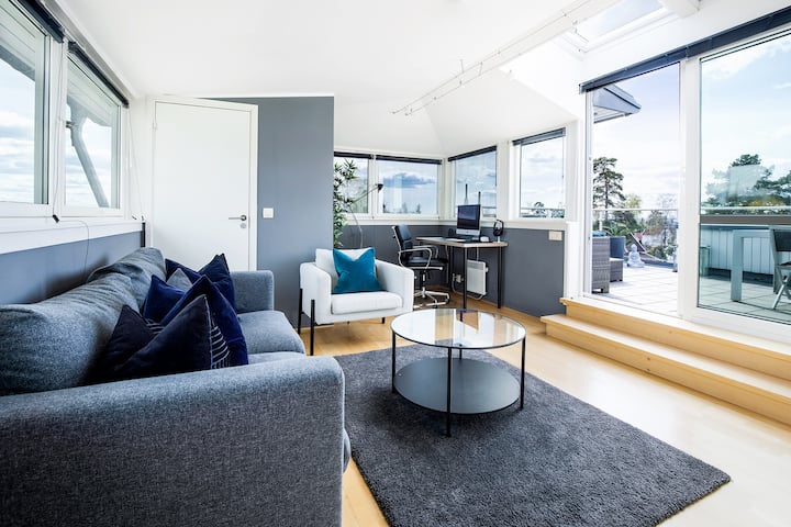Moderne Hus Med Flott Takterrasse - Oslo