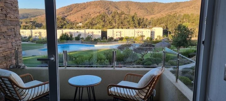 Departamento Hermoso Condominio En Lomas De Papudo - Papudo