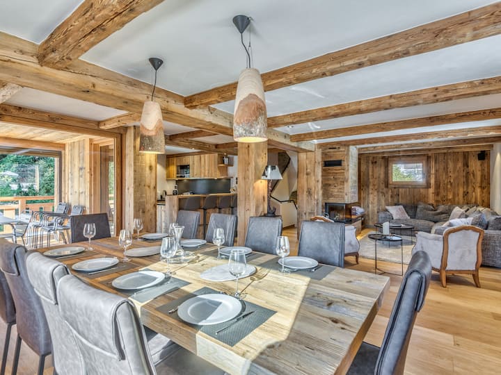 Chalet De Luxe, Proche Du Centre De Megeve à Pied - Megève