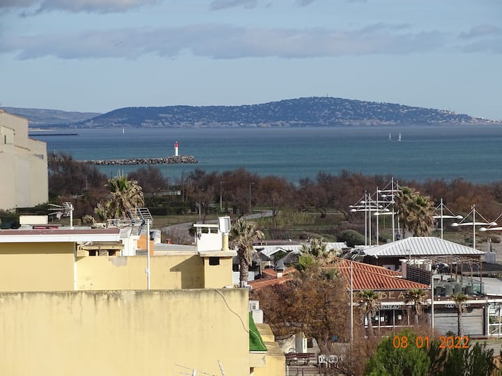 Rêves Bleus Aux Indes Galantes- Vue Mer - Agde