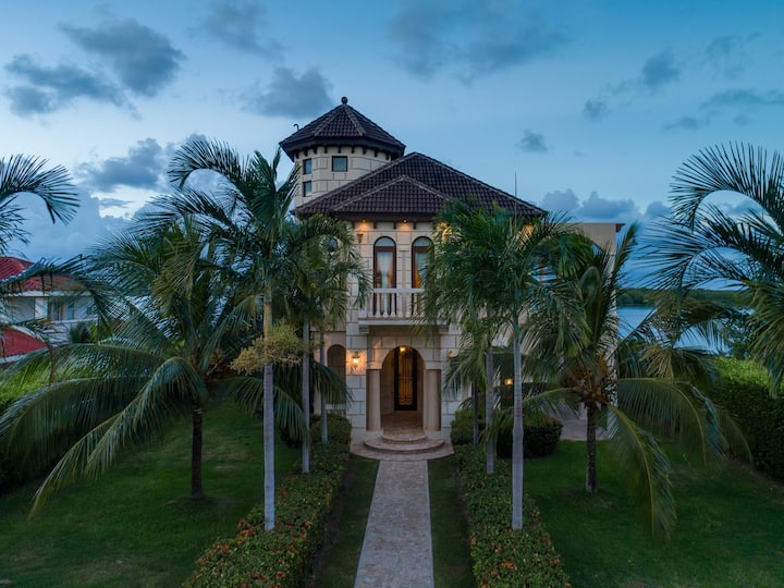 Waterfront Placencia Castle In Gated Community - Belize